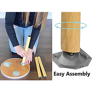 Humidifer Stand Table for Bedroom, Waterproof coating, Sturdy wood, Large, White. (Stand Only)
