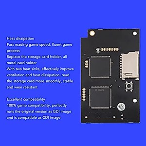 Replacement Optical Drive Simulation Board for GDEMU V5.15b, for Gaming VA3 Optical Drive Board, with Remote Storage Card Mount Kit [video game]