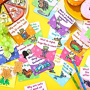 150 Lunch Box Jokes for Kids Lunchbox Notes for Kids Inspirational Motivational Funny School Lunch Notes Lunch Jokes Notes for Kids Boys and Girls Classroom Birthday Party Favor Supplies