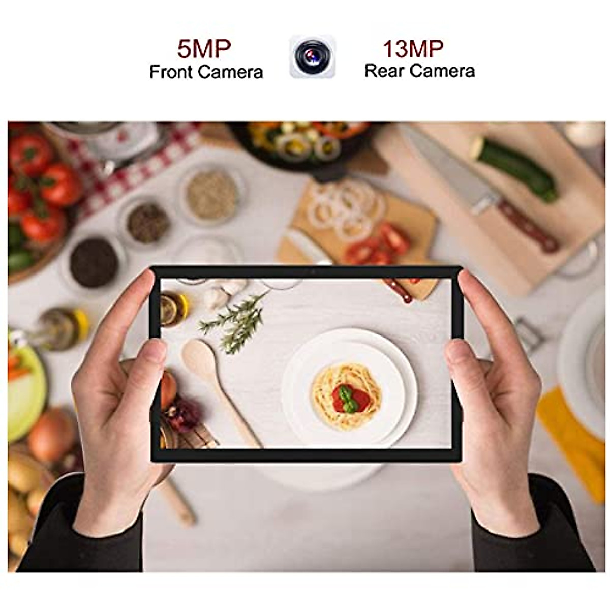 IBBWB Tablet 10 inch Android 9.0 Pie, Octa-Core Processor,5G WiFi,2GB RAM, 32GB ROM, 5MP+13MP Dual Cameras,IPS HD Display, Bluetooth 5.0, USB C,GPS,Metal Body,Gray