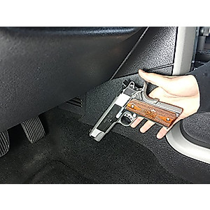Tacticon Gun Magnet | Magnetic Car Holster | Handgun & Pistols Mounts | Steering Wheel Holder for Car | Vehicle Guns & Pistol Mount Holster | Fast Installation | Holds over 25 Lbs.