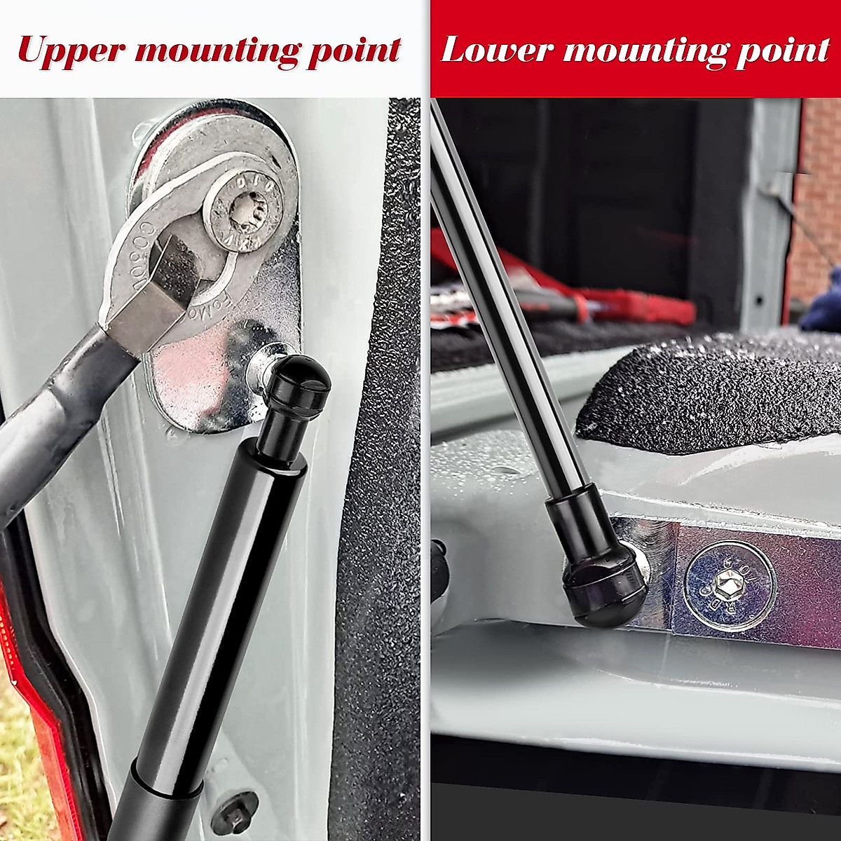 Vepagoo Truck Tailgate Assist 43206 for Ford Ranger 2019 2020 2021 Pickup Shock Damper Tailgate Soft Open