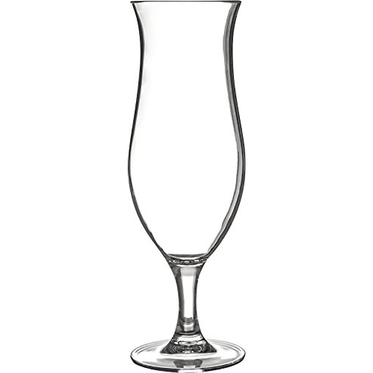 Carlisle FoodService Products Alibi Hurricane Glass for Restaurants, Catering, Kitchens, Plastic, 16 Ounces, Clear