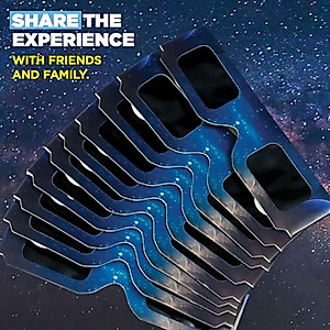 Medical king Solar Eclipse Glasses Approved 2024, (10 pack) CE and ISO Certified Safe Shades for Direct Sun Viewing Includes Bonus Eclipse Guide With Map