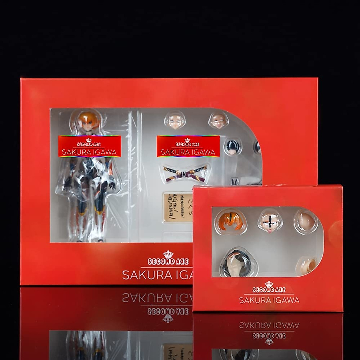 Taimanin Series Native Second Axe Hentai Raita Kuramoto Erika Action Figure Asagi Igawa Erika Kuramoto Sakura Igawa Action Figure with Pregnant Belly Attachments