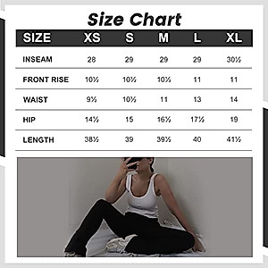 ZOOSIXX Black Flare Yoga Pants for Women, Crossover Buttery Soft Bootcut Leggings