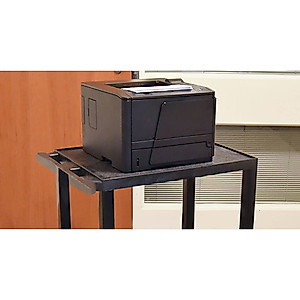 Luxor Multipurpose Utility Cart with 2 Shelf - Black