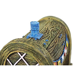 Penn-Plax Spongebob Squarepants Officially Licensed Aquarium Ornament – The Krusty Krab – Large