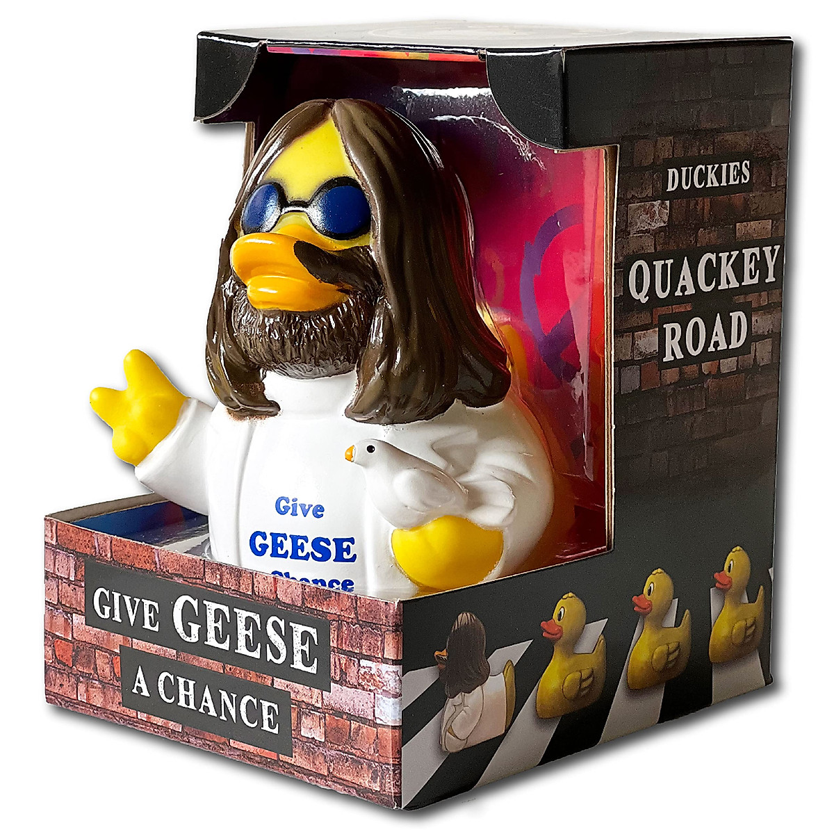 CelebriDucks - Give Geese A Chance - Floating Rubber Ducks - Collectible Bath Toy Gift for Kids & Adults of All Ages