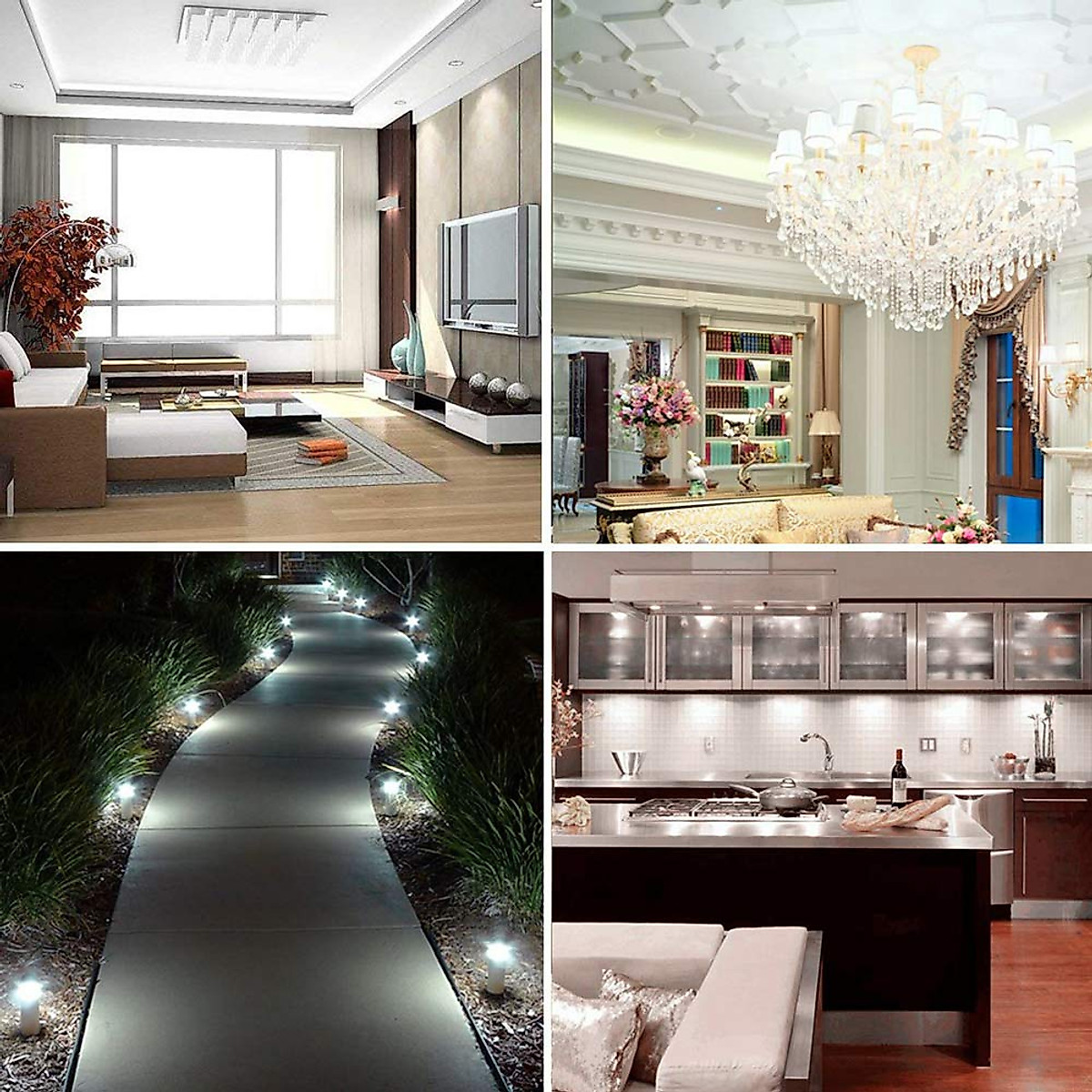 TAIYALOO GY6.35 LED Bulb 4W Equivalent to 25W- 30W Halogen Bulbs, T4 JC Type G6.35/GY6.35 Base, AC/DC 12V Daylight White 6000K GY6.35 Bulb, Not-Dimmable (6 Pack)