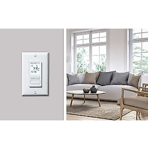 Honeywell Home RPLS740B ECONOswitch 7-Day Solar Programmable Switch, Lights and Motors, Indoor and Outdoor, Energy Saving