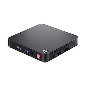 Beelink Desktop Mini PC T4 Pro, W10 PRO Intel Celeron N3350(up to 2.4GHz) Ultra-Quiet Mini Computer,4GB DDR/64GB eMMC,Dual HDMI Port,4 USB 3.0, 2.4G+5.8G WiFi, BT4.0