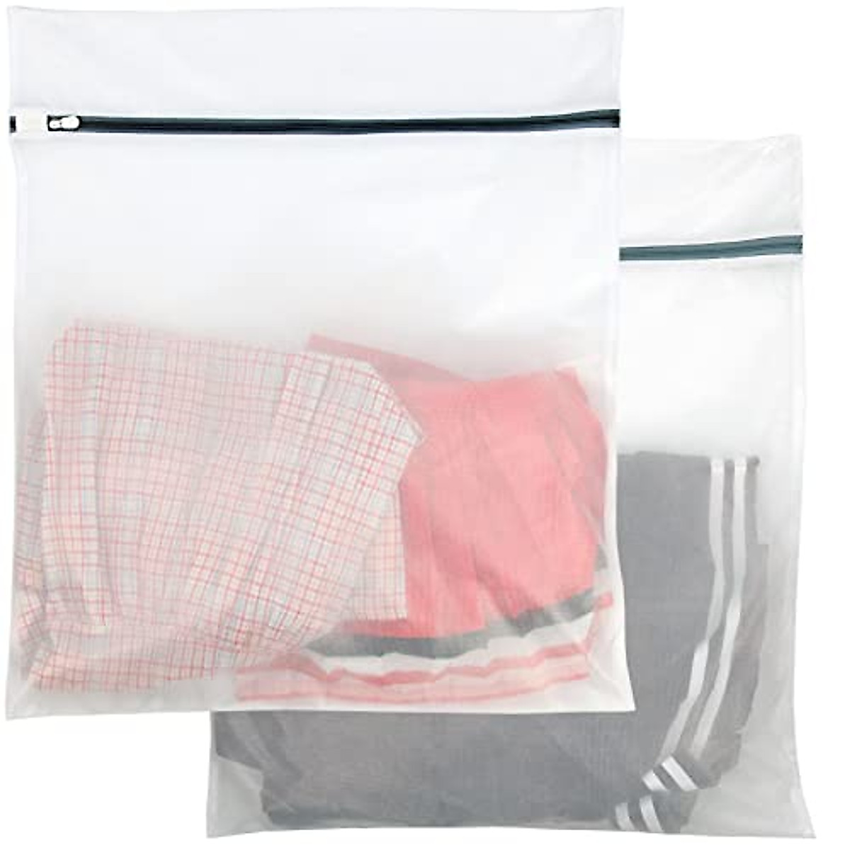 Casaphoria Travel Laundry Bags for Dirty Clothes for Luggage,Large Bra Laundry Bags for Washing Machine,Underwear Mesh Laundry Bags for Delicates(2Pcs,xl)