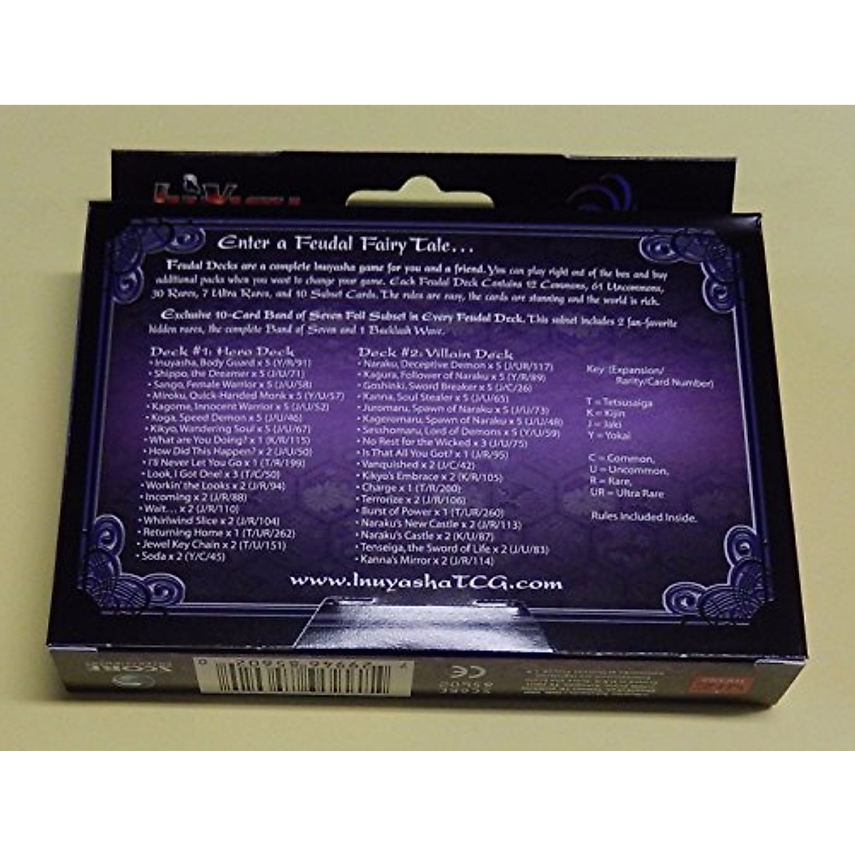 InuYasha Feudal Warfare 2 Player Starter Deck NEW Score Trading Card Game TCG .HN#GG_634T6344 G134548TY56263