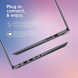 Lenovo Ideapad 1i 14 Laptop, 14" HD Screen, Intel Pentium Silver N5030, 4GB RAM, 128GB eMMC, Webcam, HDMI, SD Card Reader, Wi-Fi 6, Windows 11 Home, One Year of Microsoft Office 365, Cloud Grey