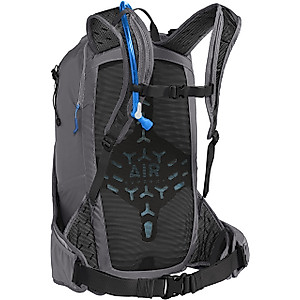 CamelBak Women's Shasta Hike Hydration Pack - Integrated Rain Cover , Castlerock Grey/Lake Blue, 100 oz