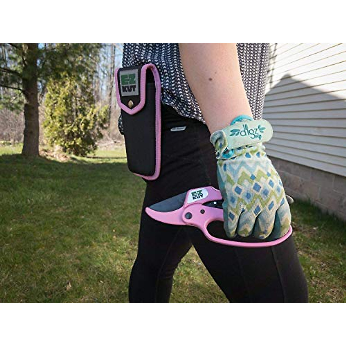 EZ Kut Heavy Duty Pruners Ratchet Hand Pruner with Ratcheting Action Great Garden Hand Tool Clippers Gardening pruners arthritis tools Ratcheting Anvil Hand Pruner Pruning Shears Heavy Duty Since 1988