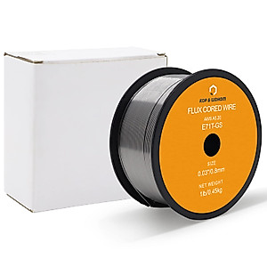 Flux Core Welding Wire 1.0 mm Mild Steel E71TGS.040-Diameter,1-Pound Spool Weld Wire for Mig Welder Accessories