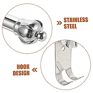 EVANEM Rotating Towel Rail Wall Mounted Hooks Swivel Towel Rack Wall Mounted Clothes Rack Bathroom Towel Hook Towel Rack for Bathroom Coat Hanger Bathroom Swing Arm Towel Bar Towel Rod