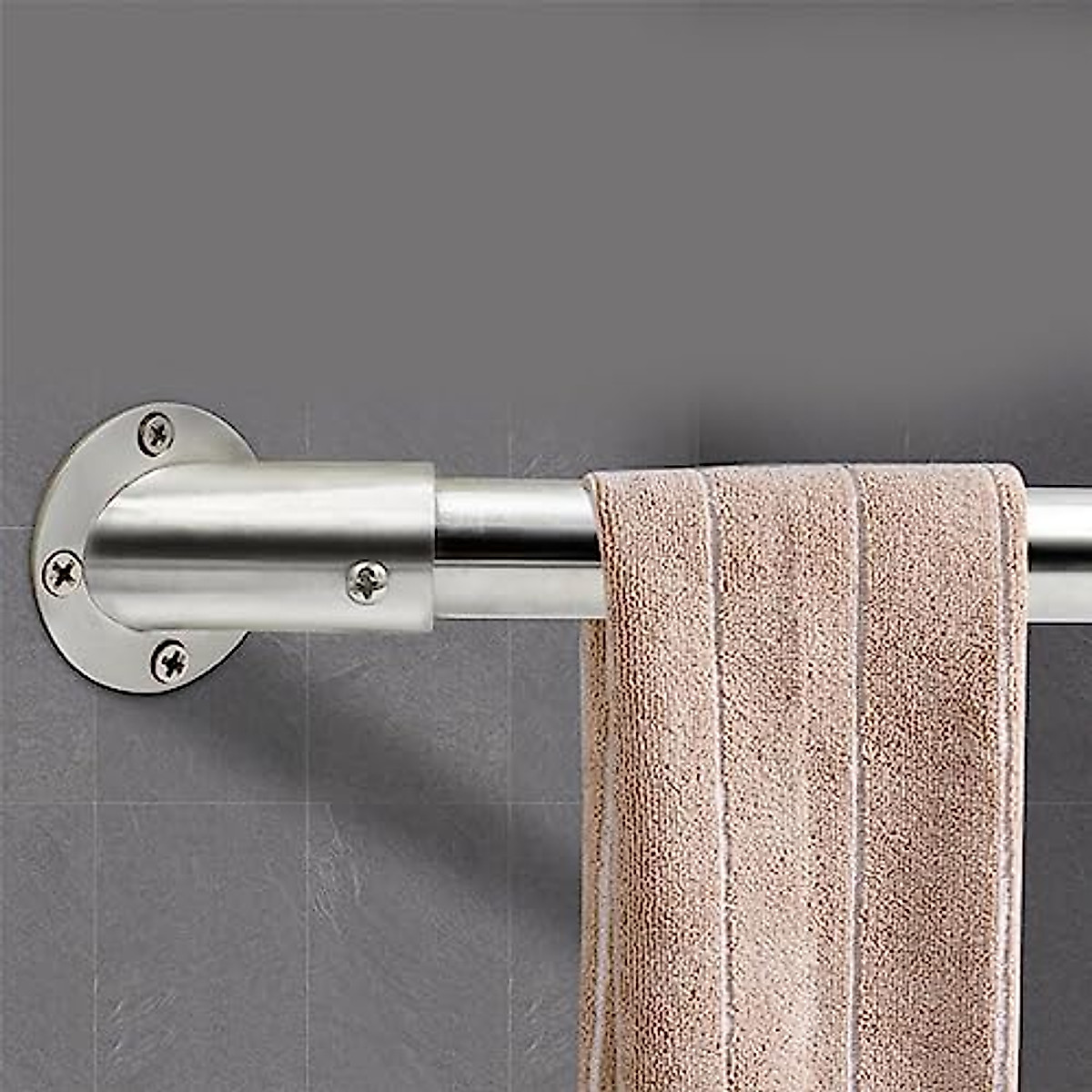 Metal Curtain Rod Shower Curtain Holders Pipe Supports Shower Curtain Rod Holders Rod Bracket Support Curtain Rod Pole End Flange Holder