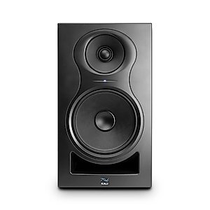 KALI AUDIO in-8 V2 8" Powered 3-Way Studio Monitor - 140W Speaker System - Boundary Compensation EQ Settings - for Mixing, Recording, Audio Production - XLR, TRS, RCA Inputs - Single, Black
