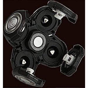 Premium Replacement 5 Blades System Shaving Heads Fit for Bald Shavers for Men