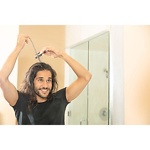 Double Sided Teasing Brush - Boar & Nylon Bristle Teaser Comb with Rat Tail Pick for Hair Sectioning for Edge Control, Backcombing, Smoothing, and Styling Thin & Fine Hair to Create Volume