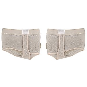Akozon Dance Paw Pads Shoes, Lyrical Ballet Belly Dance Foot Thongs Dance Paw Pad Shoes Half Sole Fitness Accessory(M)