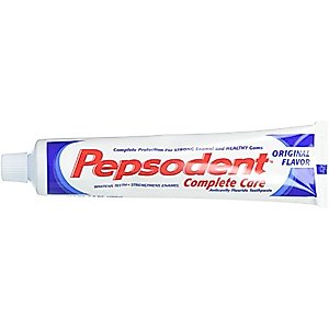 Pepsodent Complete Care Anticavity Fluoride Toothpaste, Original, 5.5 Ounce (Pack of 6)
