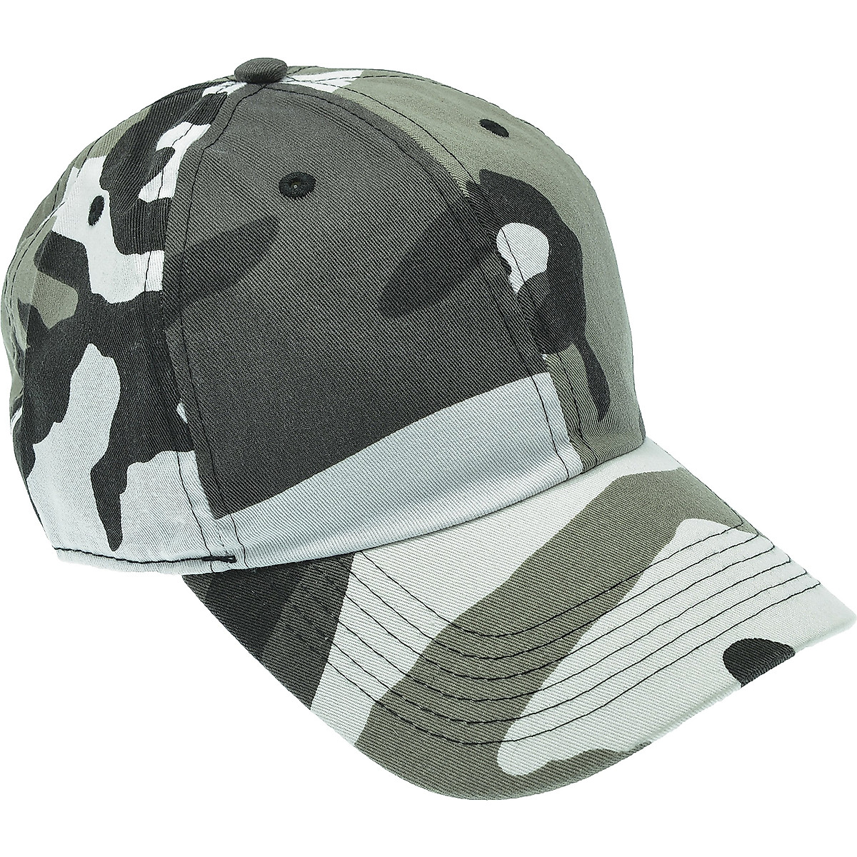 Hand By Hand™ Solid Cotton Cap Washed Hat Polo Camo Baseball Ball Cap [34 City Camo](One Size)