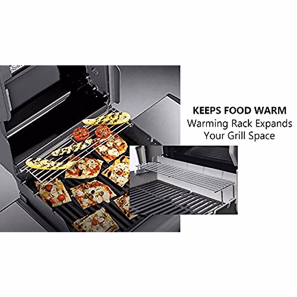 ProFire Weber Spirit Grill Replacement Parts Weber Spirit Grill 69866 Warming Rack for Weber Spirit E210 S210 E220 S220 Gas Grills with Up Front Controls Model (2013 - Newer)