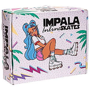 Impala Lightspeed Inline Skate - Sky Blue/Yellow (Women's Size 9)