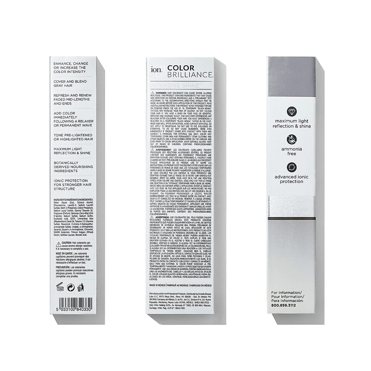 Ion Chrome Demi Permanent Creme Hair Color Chrome