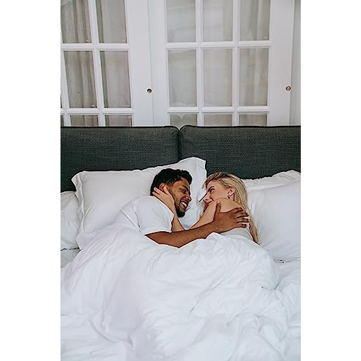 2 PACK Disposable Sheets For Travel King Size Bed Disposable Bedding For Travel Sheets For Hotel Disposable Bed Sheets For Travel With 2 Bed Sheet 2 Duvet Cover And 4 Pillowcase For Travel Bedsheets