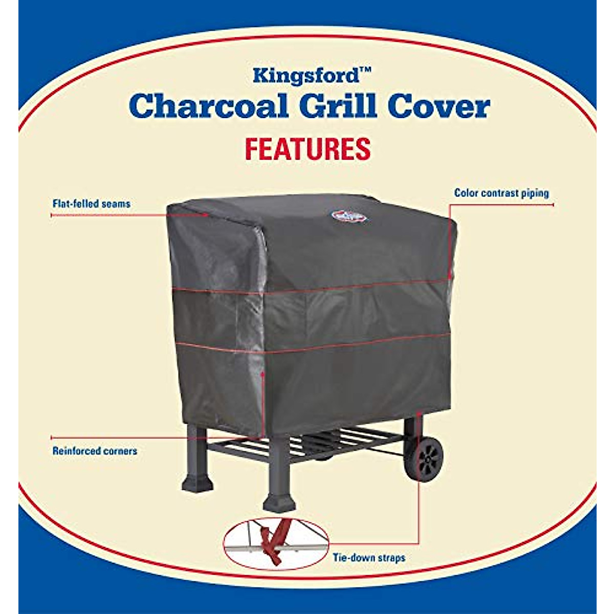 Kingsford Black Grill Cover for model BC222