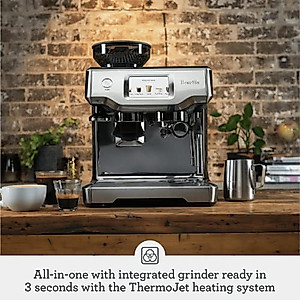 Breville Barista Touch Espresso Machine, 67 fluid ounces, Brushed Stainless Steel, BES880BSS