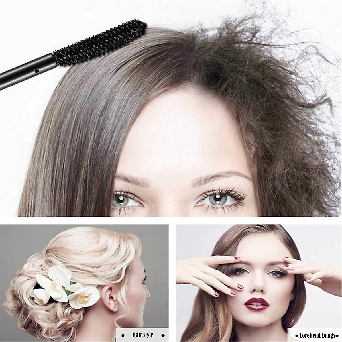 DMLNN Hair Finishing Stick, 2 Pack x 18ML Flyaway Moisturizing and Shine-Enhancing Wax Stick for Styling, Fixing Bangs and Flyaways - Not Greasy