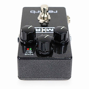 MXR M300 Reverb Analog Guitar Effects Pedal Bundle with 2 MXR Patch Cables, 6 Dunlop Picks, and 9V Power Supply