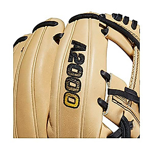 WILSON 2023 A2000® 1786 11.5” Infield Baseball Glove - Right Hand Throw, Blonde/Black