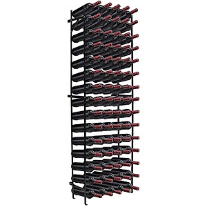 Sorbus Wine Rack Free Standing Floor Stand - Racks Hold 75 Bottles of Your Favorite Wine - Large Capacity Elegant Wine Storage for Any Bar, Wine Cellar, Kitchen, Dining Room, etc (75 Bottles)