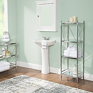 Linon Shelf, Chrome