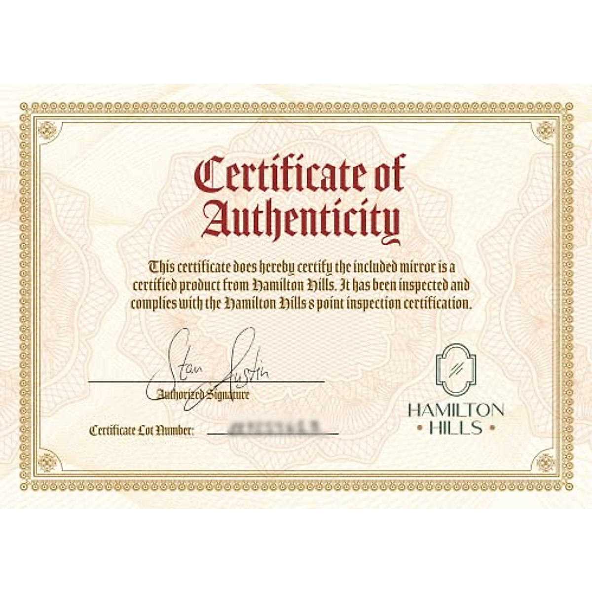 Hamilton Hills 40x40 inch Silver Trifold Mirror | Full Length Beveled Edges 3 Way Mirror Hangable on Wall | Tall Makeup Mirror with Hinges for Folding | Table Top, Dressing & Bathroom Vanity Mirror