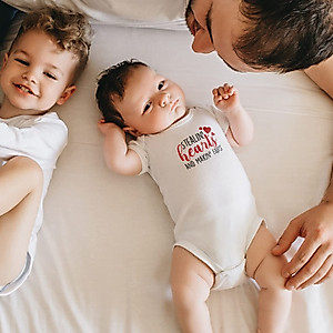 Printique Organic GOTS Certified Baby Onesie Unisex Bodysuit 0-18 months - Stealin' Hearts | Funny Valentine's Day (Stealin' Hearts, 0-3 Months)