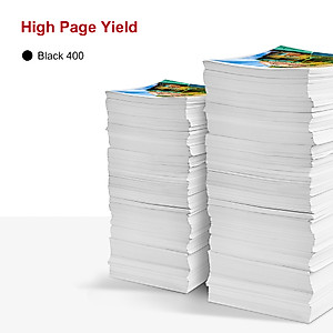 245XL Ink Cartridge High Yield Replacement for Canon Ink 245XL PG-245XL PG 245 Use with PIXMA MX492 MX490 MG2522 MG2920 MG2420 MG2520 MG2922 TS3100 TS3122 TS3320 TR4520 TR4522 Printers, 2 Black