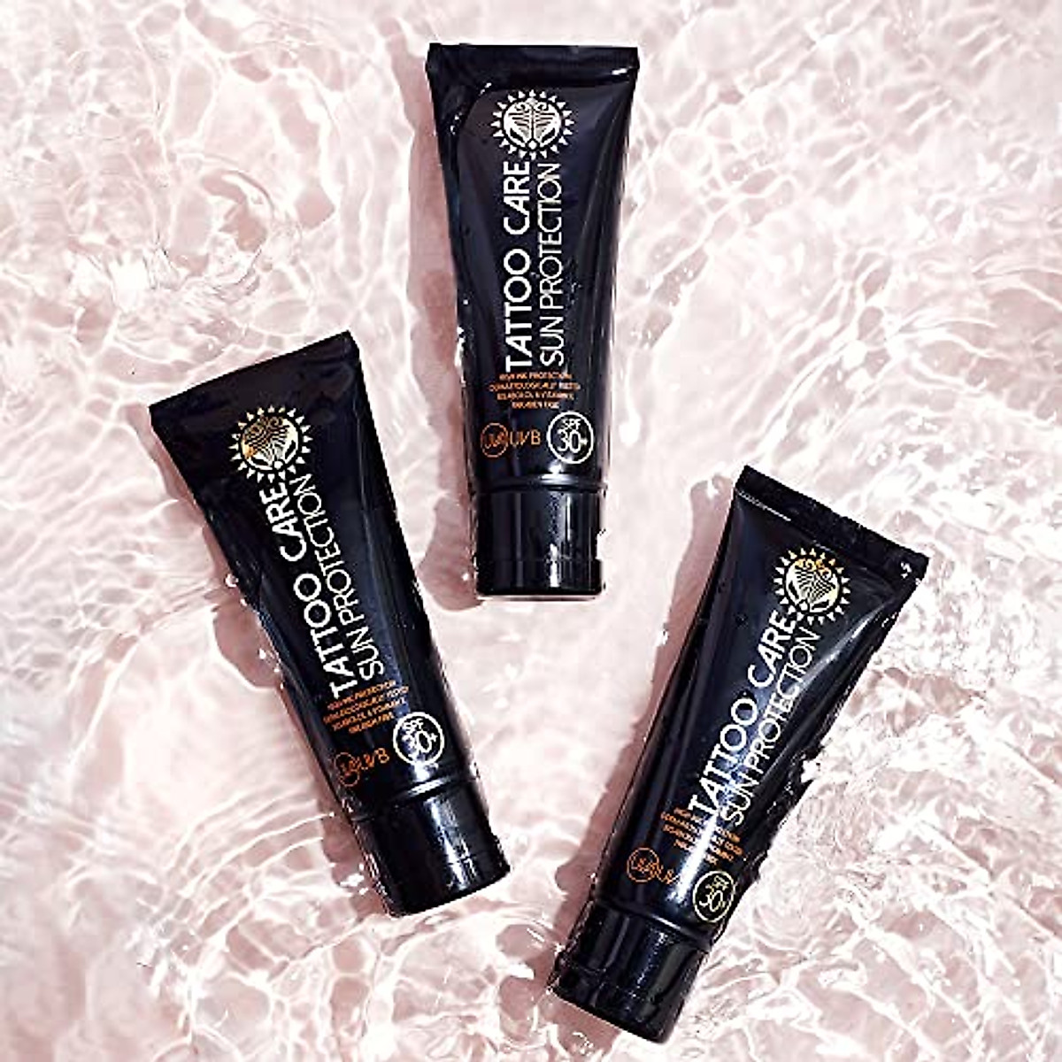 Makra Tattoo Care Sunscreen – SPF 30+ All Natural Tattoo Sun Protection - UVA/UVB Protection - Deeply Moisturizes and Protects Ink Against Fading - Enhances Colors, Water Resistant - 1.35 Oz/40 g