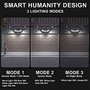 Solar Outdoor Lights Motion Sensor with Remote Control, 244 LED 3 Lighting Modes, 5 Adjustable Heads Security Flood Wall Light IP65 Waterproof, 2400mAh 360° Wide Angle Spotlight for Garage Yard Garden
