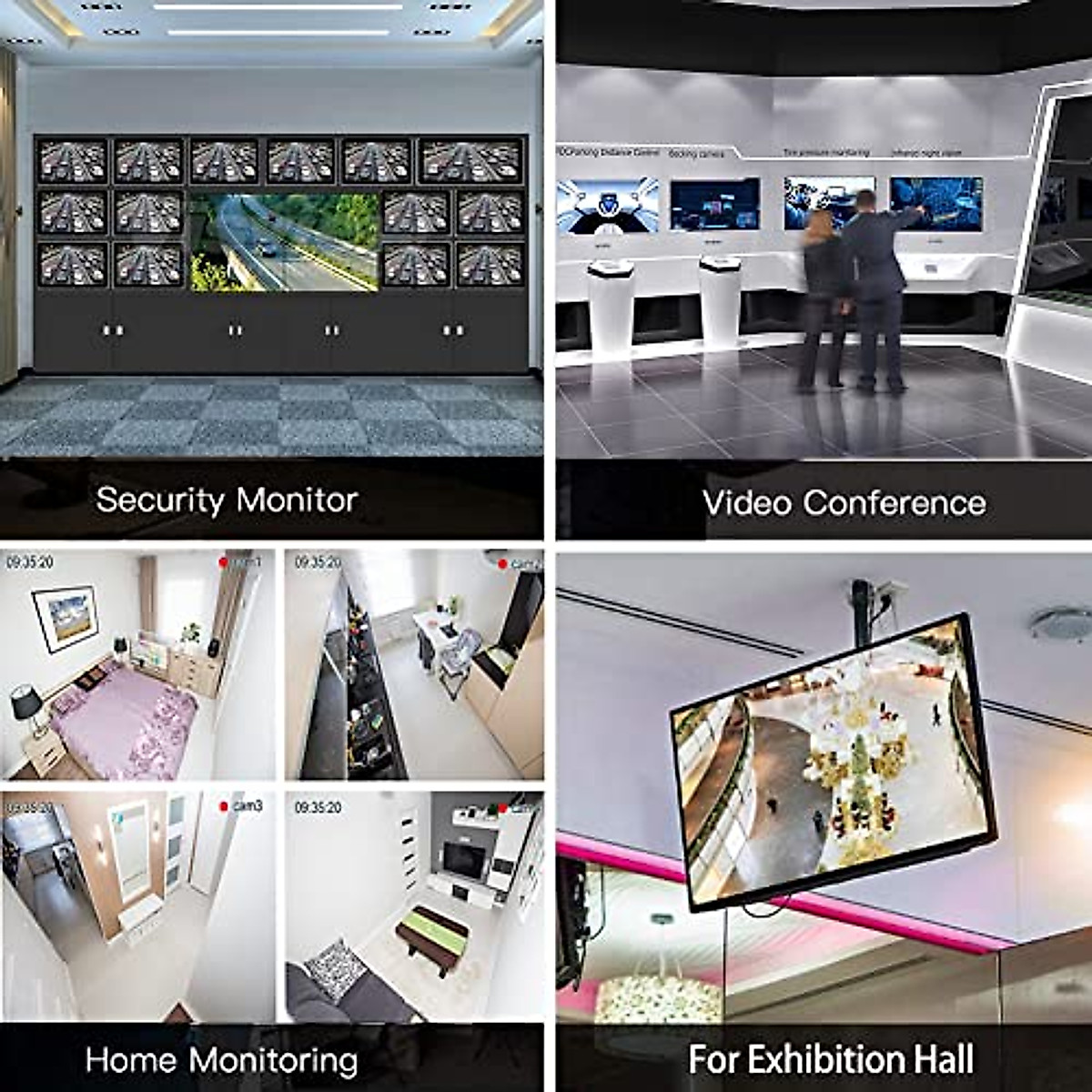 BNC to HDMI Converter Adapter Female CVBS BNC HDMI Connector Coaxial Composite Analog Video Audio Input 1080P Output HDCP Hook Security Camera DVRs Surveillance CVR AC1420 CCTV for Monitor HD TV