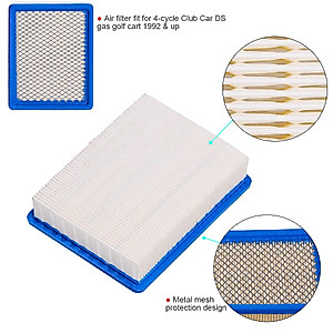HIFROM Air Filter Replacement for Club Car 1015426 4-Cycle DS Gas Golf Cart Models 1992 and Up, Air Filter Cleaner (Pack of 5)