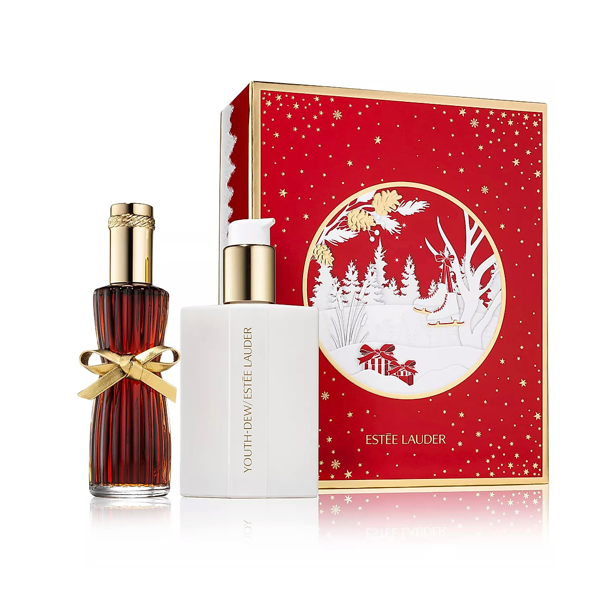 ESTEE LAUDER YOUTH-DEW RICH LUXURIES 2PC SET (2.25 OZ EDP SPRAY + 3.12 OZ BODY SATINEE)