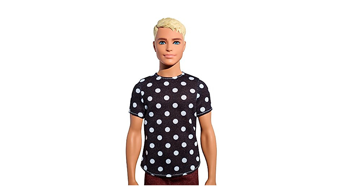 Shop Ken Fashionistas Doll in Black & White - Trendy Styles